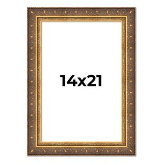 14x21 Frame Gold Real Wood Picture Frame - Bed Bath & Beyond - 38027525