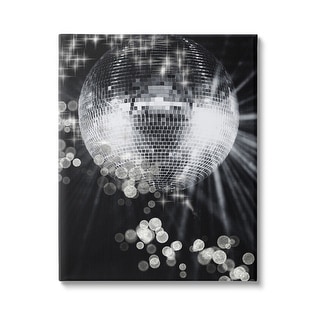 Stupell Glimmering Disco Ball Canvas Wall Art Design by Jesse Keith ...