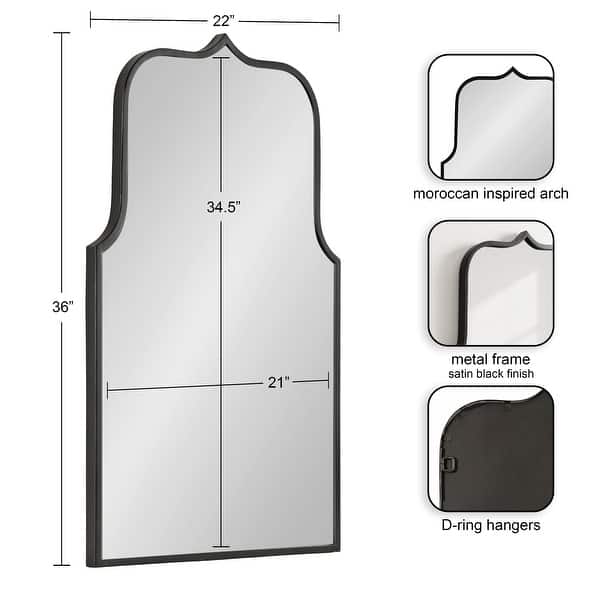Kate and Laurel Gezella Wide Arch Mirror - Bed Bath & Beyond - 36687954