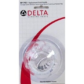 Delta RP17451 Faucet Handle, Single Handle, Clear Acrylic - Bed Bath ...