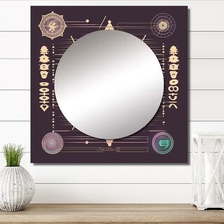 Designart "Spirit Invocation Vintage Mandala I" Christianism Wall ...