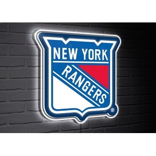 New York Rangers Team Logo LED Wall Decor Lighted Sign - Bed Bath ...