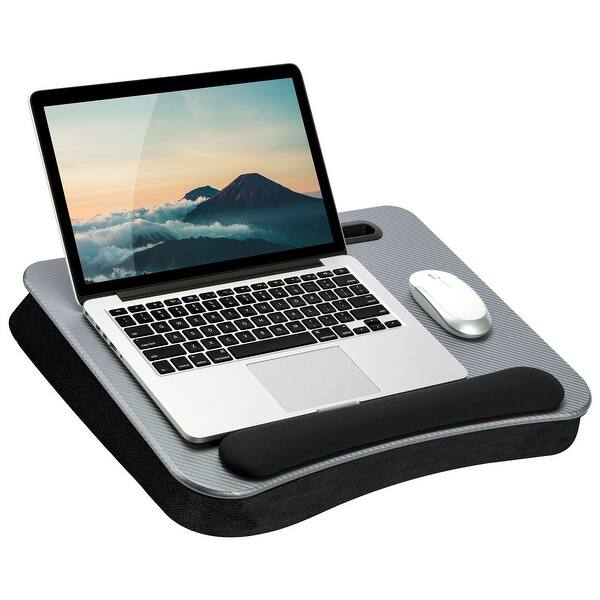 LapGear Memory Foam Pro Lap Desk with table holder and wrist rest - Bed ...
