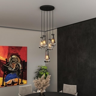 Modern Industrial-Style Ceiling Pendant Light,E12 not including bulb ...