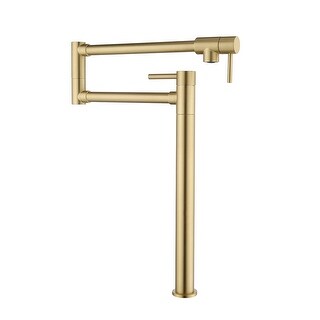 Modern Pot Filler Faucet with Extension Shank, 360° Swivel, Foldable ...