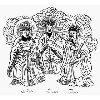 Taoist Trinity. /Nalso Known As The Three Pure Ones. TaoChn YHuang And ...
