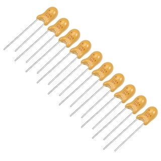 1uF Tantalum Capacitor, 50V 2 Pin Radial Dipped Tantalum Bead ...