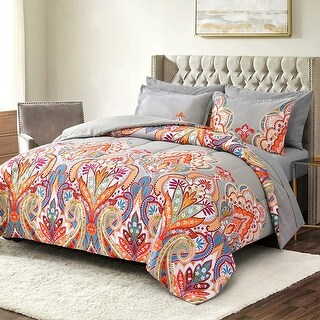 Shatex 3 Piece Bohemia Western Pattern All Season Bedding Comforter Set ...