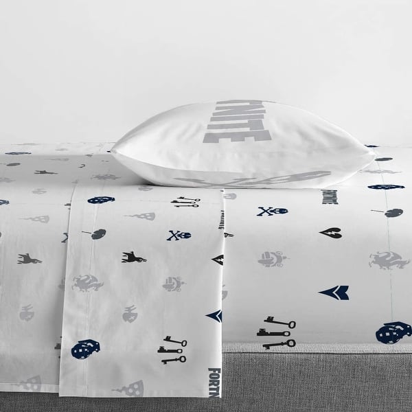 Fortnite Neon Stripe Kids 100% Microfiber Sheet Set - Bed Bath & Beyond ...