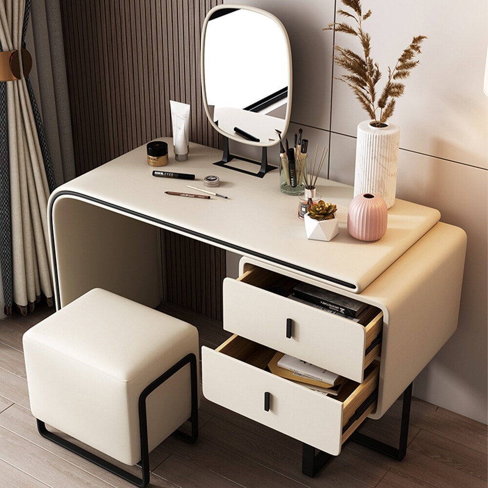 Leather dressing table store