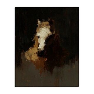 Stupell Abstract Rider Horse Illusion Canvas Wall Art Design By ...