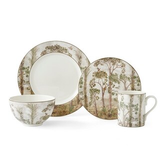 Kit Kemp for Spode Tall Trees 4 Piece Place Setting - Bed Bath & Beyond ...