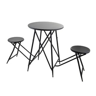 A&B Home Stowable Side Table and Two Seats - Bed Bath & Beyond - 41682651
