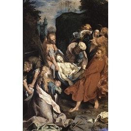Christ Entombed by Frederico Barocci Figures Art Print - Bed Bath ...