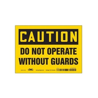 Condor Safety Sign,5 inx7 in,Vinyl 475F23 - 1 Each - Bed Bath & Beyond ...