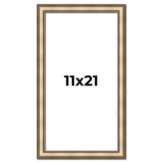 11x21 Frame Gold Solid Wood Shadow Box Width 1.5 Inches | Interior ...