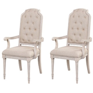2PC Tufted Back Arm Chairs,Modern Accent Chair with 4 Legs - Bed Bath ...
