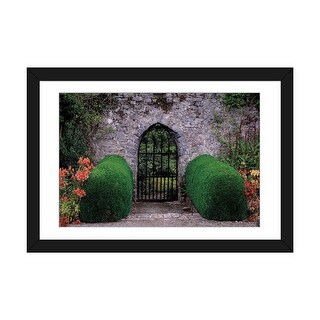 iCanvas "Gothic Entrance Gate, Walled Garden, Ardsallagh, Co Tipperary ...