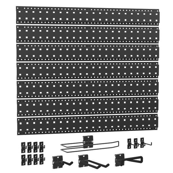 ClosetMaid ProGarage Slatwall Hang Track Garage Organizer (22-Piece ...