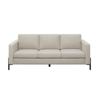 Upholstered Track Arms Sofa with Metal Legs - Bed Bath & Beyond - 39157886