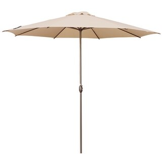 Aillik 11-foot Octagon Patio Umbrella with Adjustable Tilt Aluminum ...