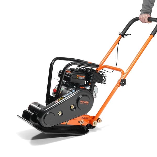 VEVOR Plate Compactor Plate Tamper 6.5 HP / 2.8 HP Walk-Behind Rammer ...