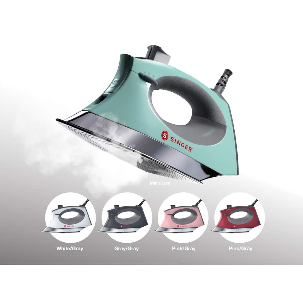 Singer SteamCraft Plus Steam Iron Mint/Gray - Overstock - 32753812