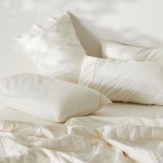 Linen Pillowcase Set Stone - Bed Bath & Beyond - 41339255