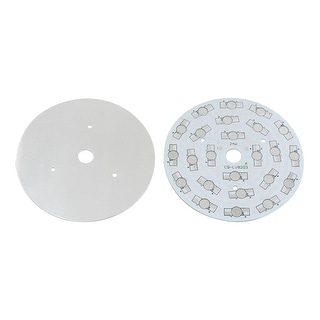 2Pcs Aluminum Base Plate PCB Circuit Board 108mm Dia for 24x1W/3W LED ...