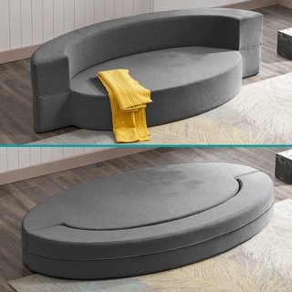 Mixoy Folding Sofa Bed,Futon Sleeper Chair Couch,Fold Down Couch - 76in ...