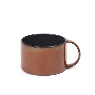 Coffee Cup D8 H5,1 Dark Blue/Rust- A - Bed Bath & Beyond - 40920922