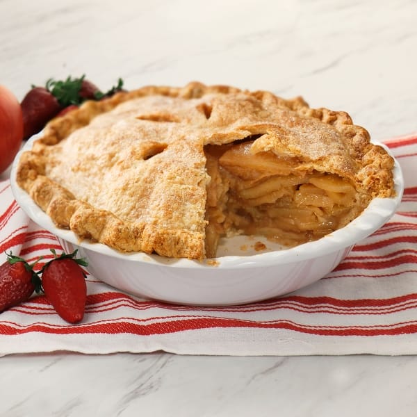 Martha Stewart Stoneware 9 Inch Pie Pan in White - 9 Inch - Bed Bath ...