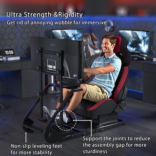 Stabilized Racing Steering Wheel Cockpit is compatible with Fanatec PXN ...