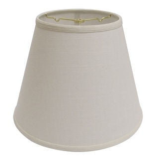 HomeRoots White Linen Empire Lamp Shade - 18 - Bed Bath & Beyond - 37550295