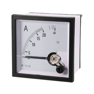 CP-72 Class 1.5 Accuracy AC 0-20A Analog Panel Meter Ammeter ...