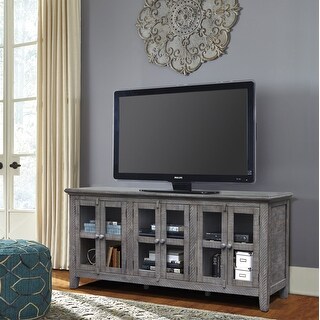 Vilo Home Sarasota 70" Solid Wood TV Stand with Distressed Design - Bed ...