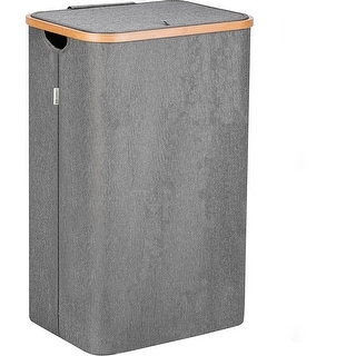 Laundry Hamper with Lid Cover - Sturdy Laundry Basket Clothes - Bed ...