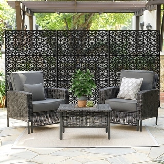 Gene Hexagonal Hexagonal Privacy Screen Galvanized Freestanding Panel ...