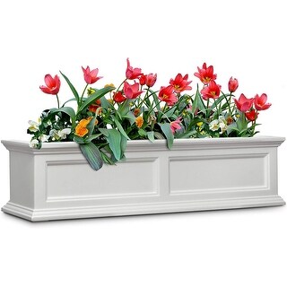 4ft Window Box White - Bed Bath & Beyond - 38407911