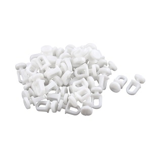 Plastic Curtain Track Rail Carrier Slide Glide Rollers White 20mm ...