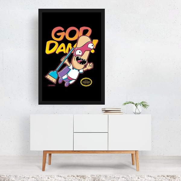 GOD DAMM Digital Rick and Morty Super Mario Art Print/Poster - Bed Bath & Beyond - 34908988
