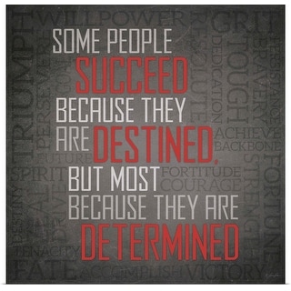 "Determined" Poster Print - Multi - Bed Bath & Beyond - 25505058