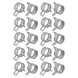 20 Pcs 15mm Spring Band Type Action Fuel Hose Pipe Low Pressure Air ...