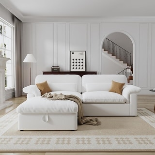 Cloud Sectional Sofa, Down-Filled Sofa, Modular Sofa, Removable ...