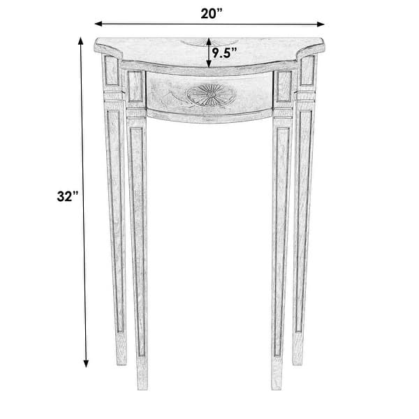 Chester Demilune Console Table - Bed Bath & Beyond - 19224177