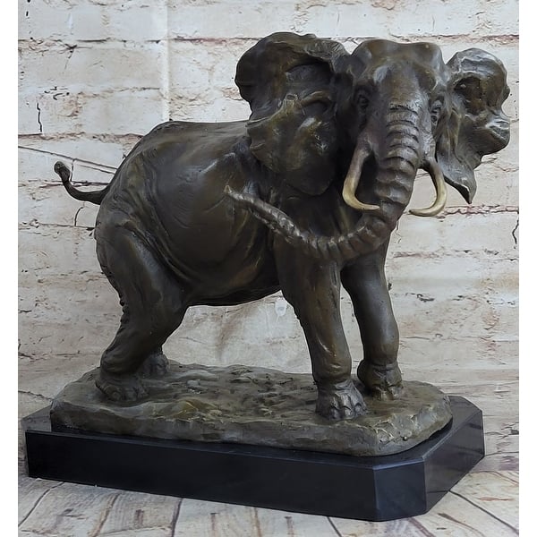 Mive Happy Indian Elephant Sign Of Good Luck And Fortune Bronze ...