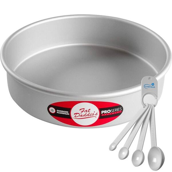 8 x 2 Inch Round Cake Pan with Lumintrail Spoon Set - Bed Bath & Beyond ...