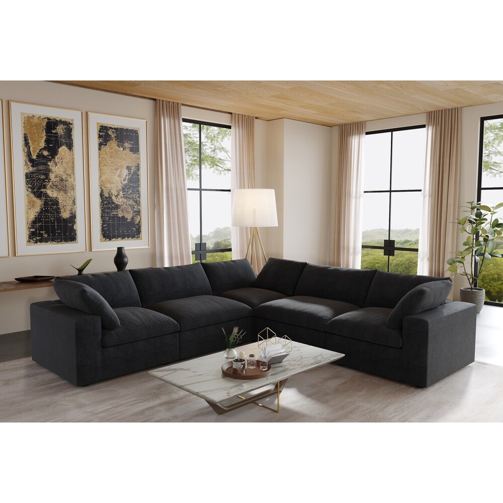 Black Mid Century Modern Sectional Sofas Bed Bath Beyond