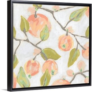 "Fresh Fruit Fresco I" Black Float Frame Canvas Art - Bed Bath & Beyond ...