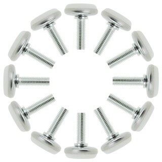 M8 x 25 x 28mm Furniture Glide Leveling Feet Adjustable Leveler Floor ...